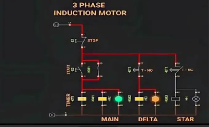How Star Delta Starter Works: Circuit Diagram Explained